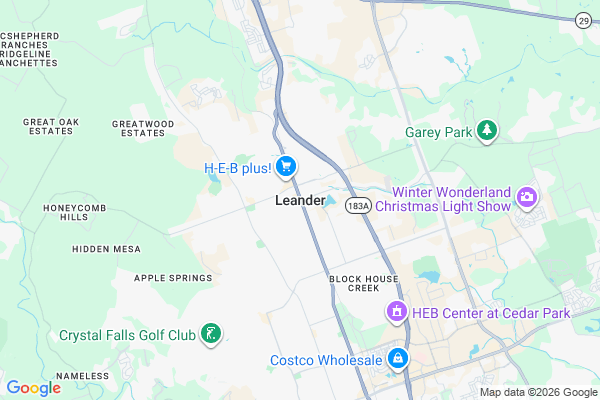 Service Area & Hours | Leander Restoration